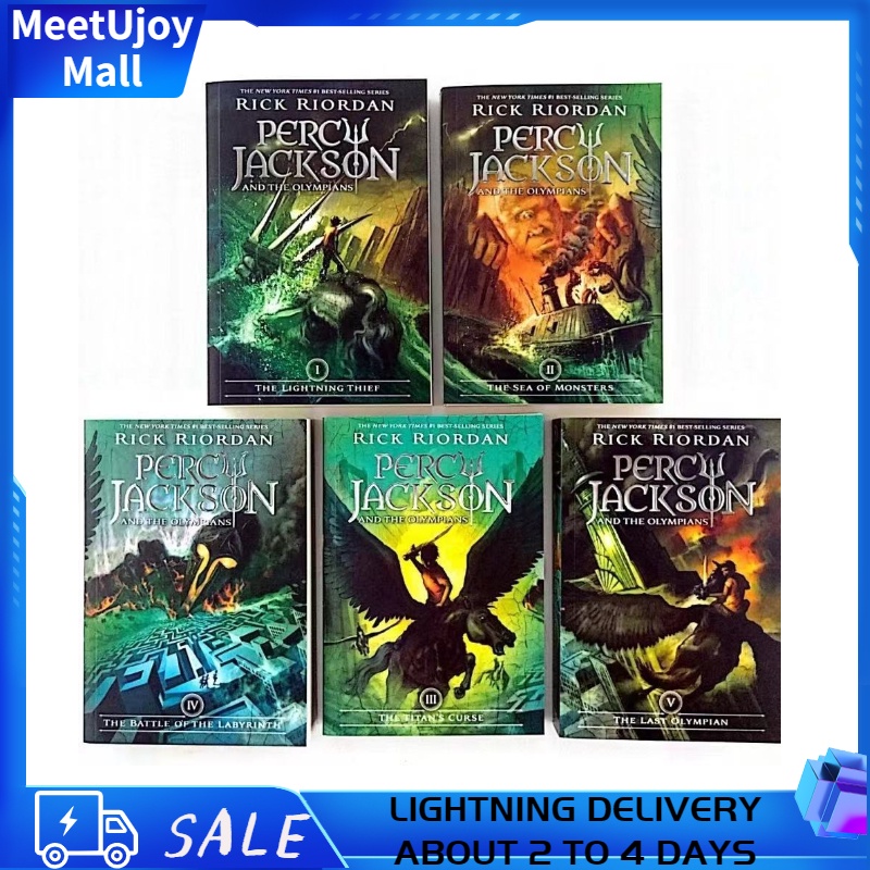 Percy Jackson and the Olympians, Boxed Set (Paperback) by Rick Riordan ...