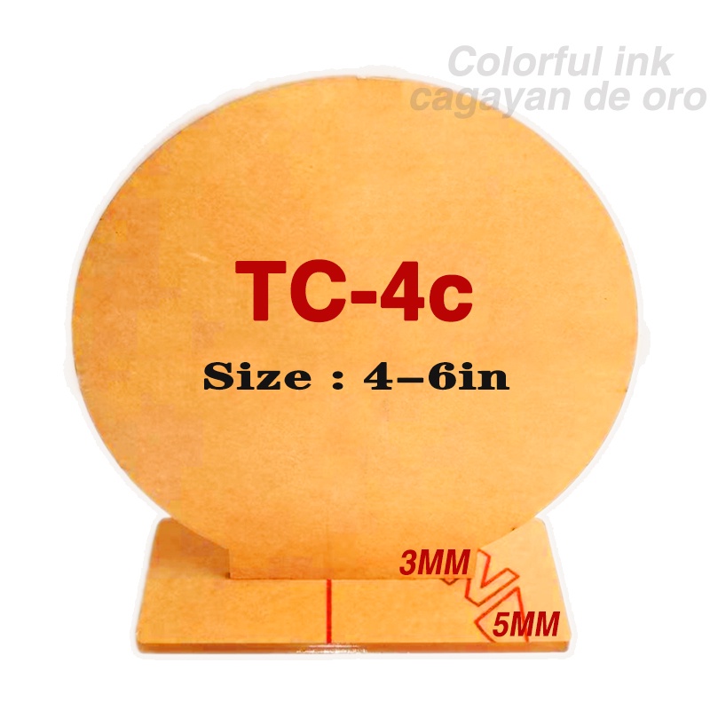 TC-16C Acrylic Plaque Trophy 3x5mm / 6in for school / office / company ...