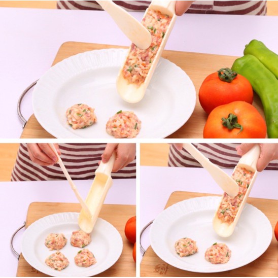 SJW Kitchen DIY mold to make fish balls and meatballs maker, hot pot ...