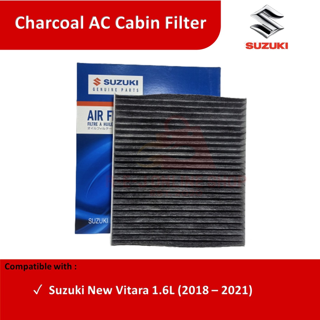 Charcoal AC Cabin Filter for Suzuki Vitara 1.6L (2018 - 2022) | Shopee ...