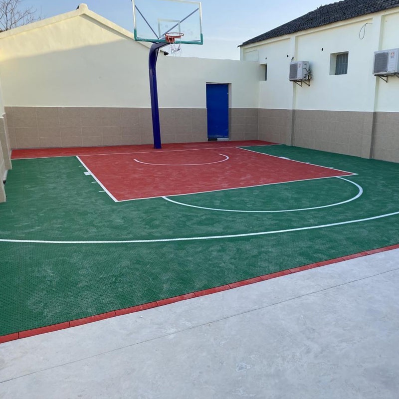 Beable DIY Outdoor Backyard Basketball Floor Covering For Sport Court ...