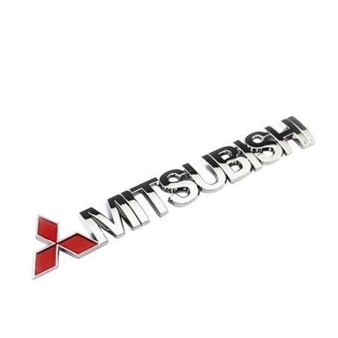 Mitsubishi 3D Logo Metal Emblem Sticker | Shopee Philippines