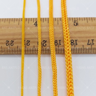 Yarns Art: 2MM TINY CORDS/ POLYPROPYLENE NYLON (ROUND BRAIDED) ROPE ...