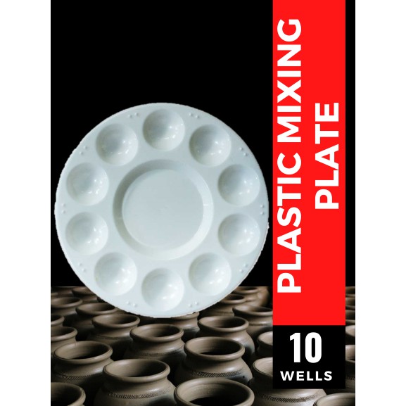 Berkeley Plastic Mixing Plate Round (6 wells, 10 wells, Use in Acrylic ...