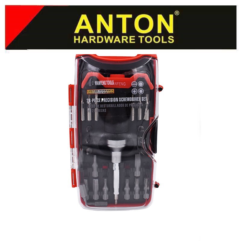 ANTON 28 T-SHAPE PRECISION SCREWDRIVER SET | Shopee Philippines