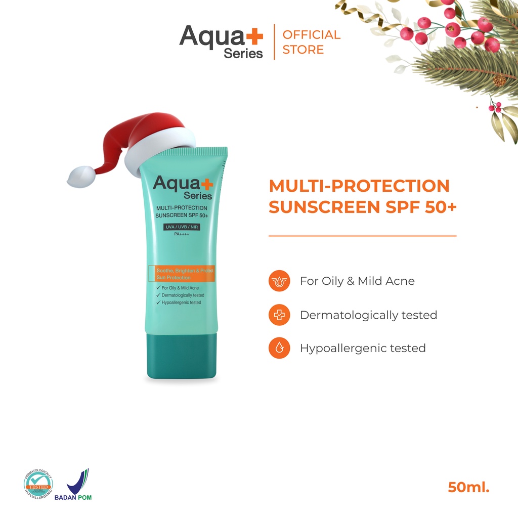 Aqua+ Series - Multi-Protection Sunscreen SPF 50+ (50Ml) | Shopee ...
