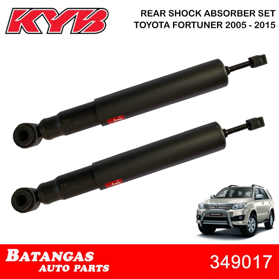 KYB REAR SHOCK ABSORBER (SET) For Toyota Fortuner 2005-2015 Part No ...