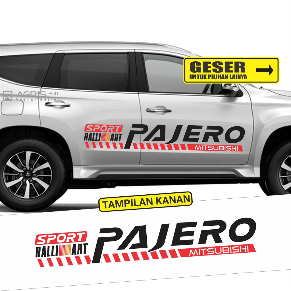 Cutting sticker pajero Side body sticker | Shopee Philippines