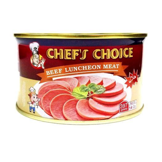 Chef's Choice Beef Luncheon Meat 397g | Shopee Philippines