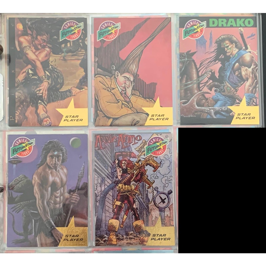 1993 Comics Future Stars Star Player Cards #SP1 to SP5 | Shopee Philippines