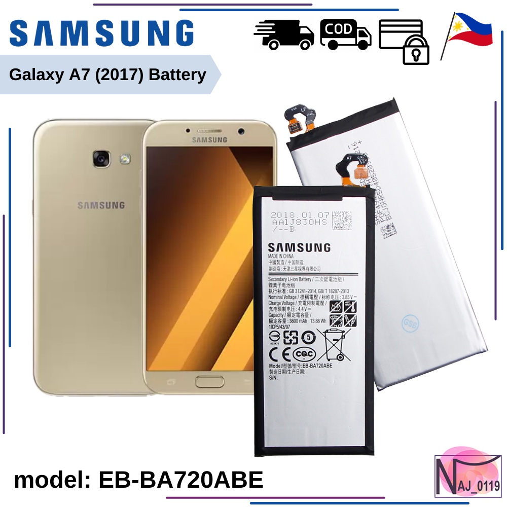 Galaxy A7 (2017) A720 | SM-A720 Battery (3600mAh) Model: EB-BA720ABE ...
