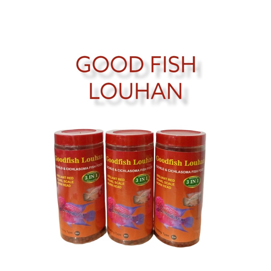 Louhan GOODFISH Fish Food 3 IN 1 100 Grams | Shopee Philippines