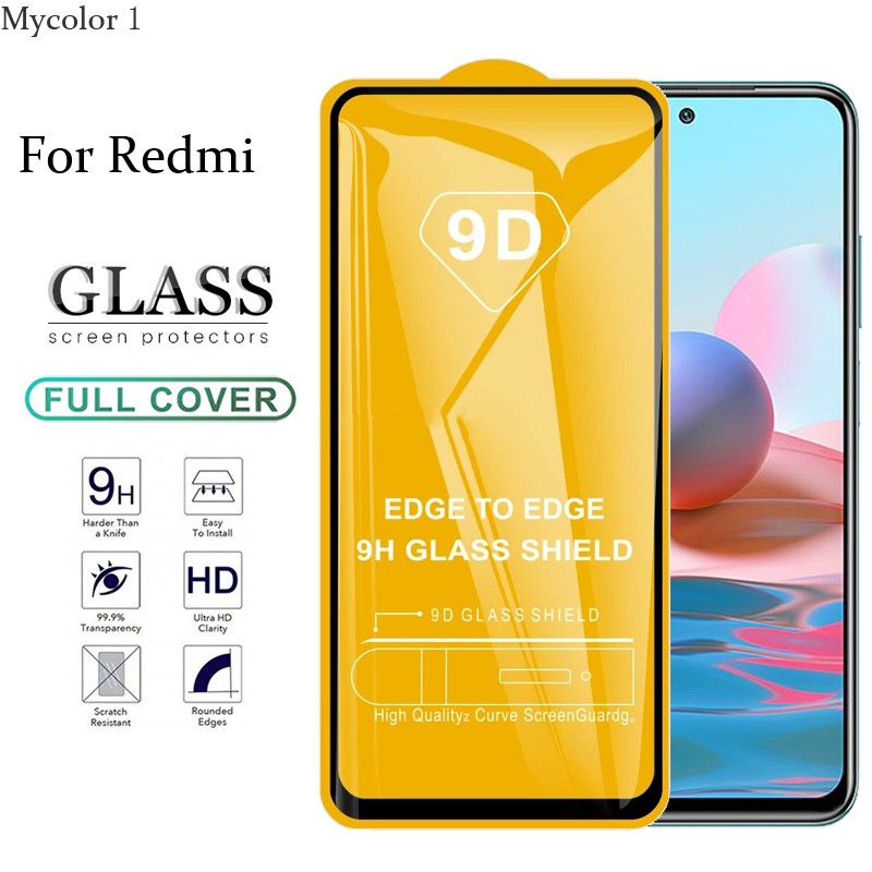 9D Full cover Tempered Glass Screen Protector For Redmi A3 A2 A2+ A1 13 ...