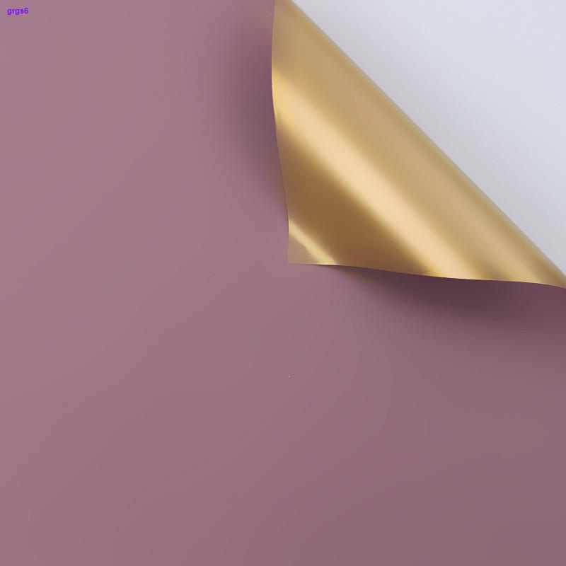 20Pcs two ton Gold color flower wrapping paper | Shopee Philippines