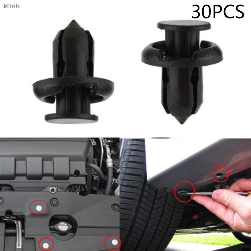 30x Fastener Push Fender Retainer Bumper Clip Kits For Honda Accord ...