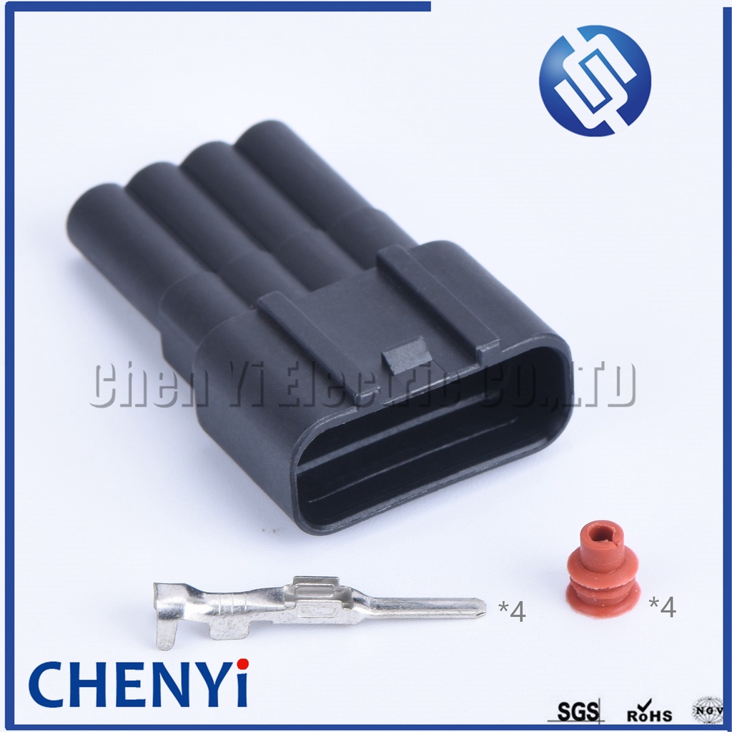1 pcs 4 Pin Waterproof Ignition Coil Electrical Female Connector Plug 90980-11885 For Camry ...