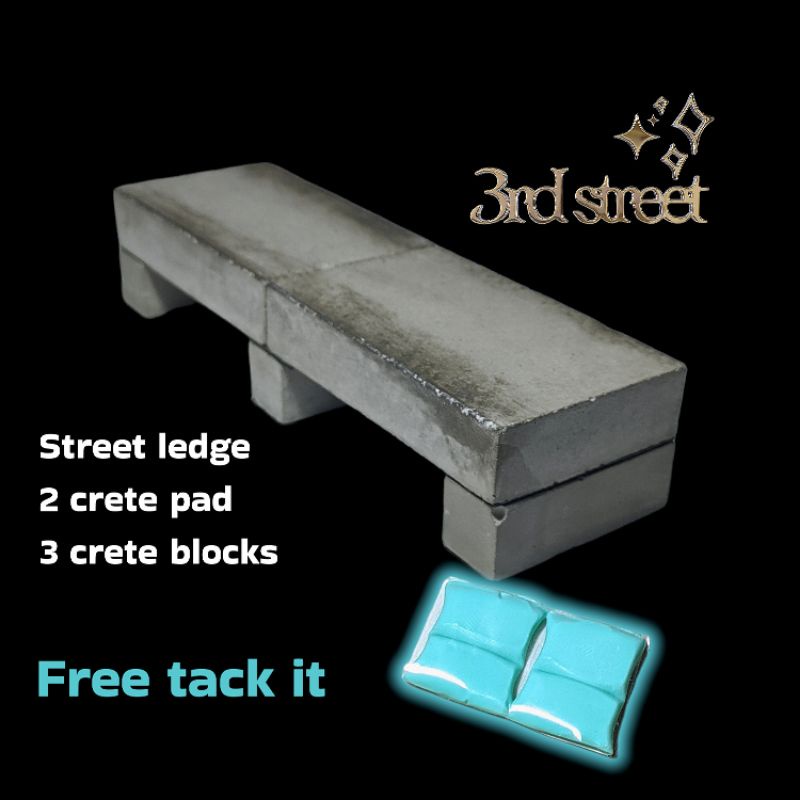 Fingerboard concrete ledge by 3rdstreet ramps. | Shopee Philippines
