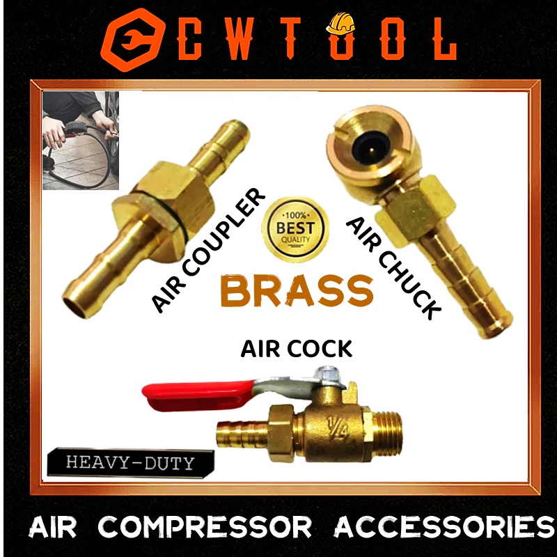 Universal Brass Air COCK/CHUCK/COUPLER High Quality | Shopee Philippines