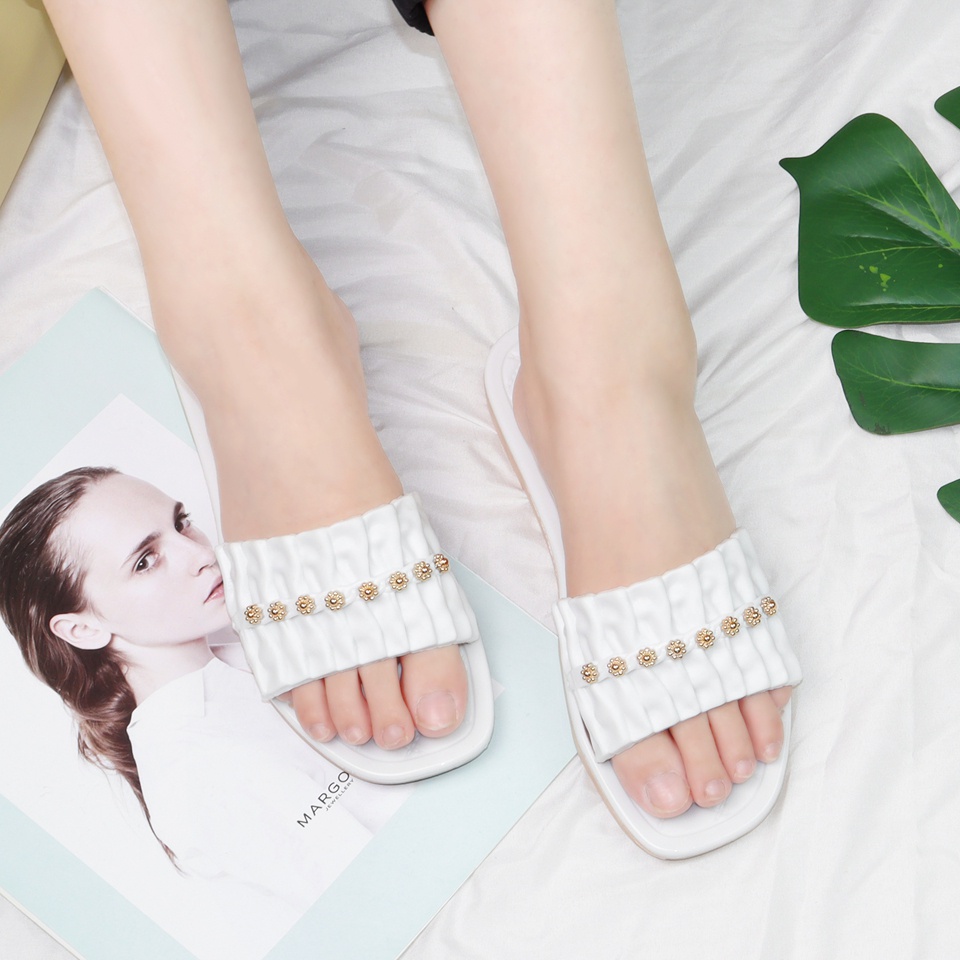 Slippers Simple Summer Women shoes Open Toe Flat Casual Slippers ...
