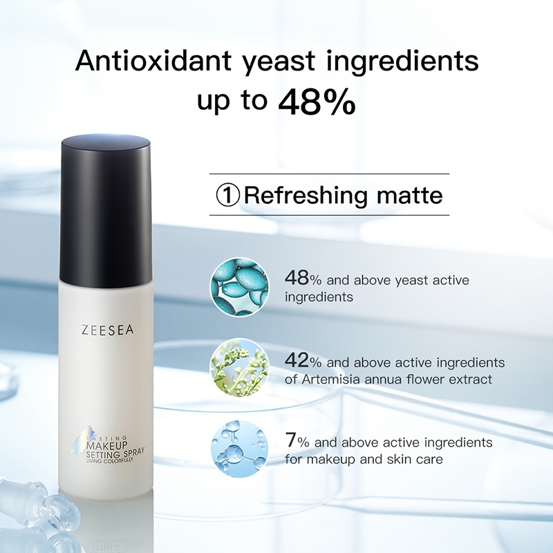 ZEESEA Makeup Setting Spray Water Long Lasting Oil Control Matte Tone ...