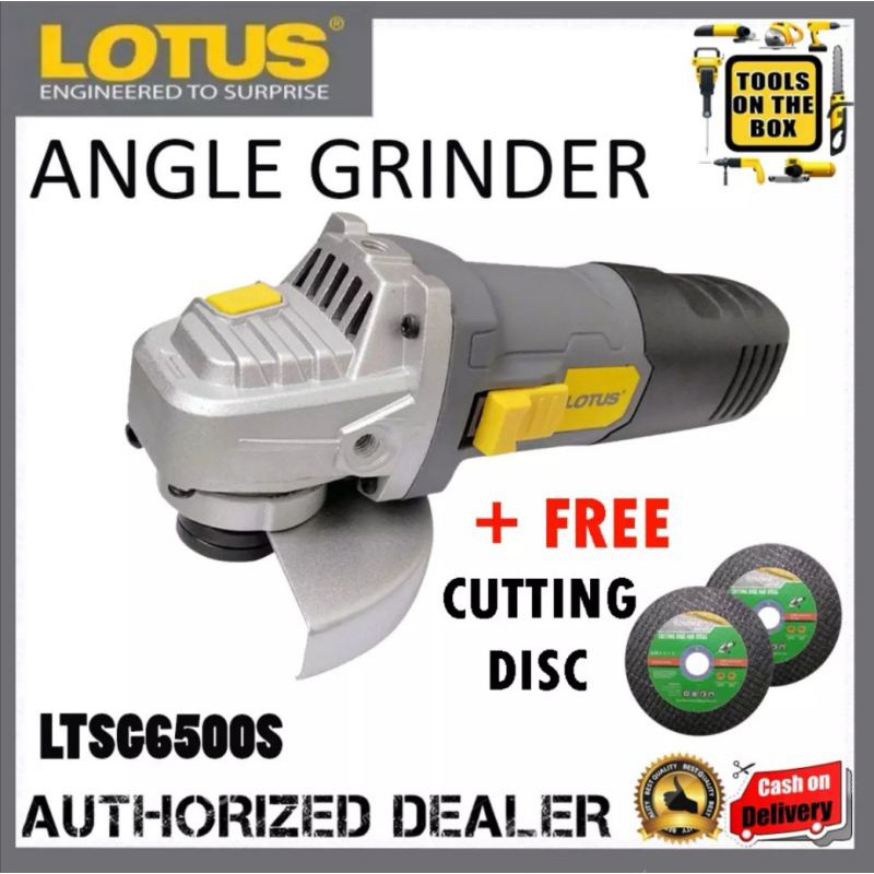 Lotus Angle Grinder Mini 650W with Free 2 pieces cutting disc | Shopee ...