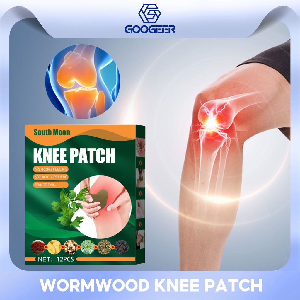 South Moon Knee Patch Wormwood Extract Joint Ache Pain Relieving ...