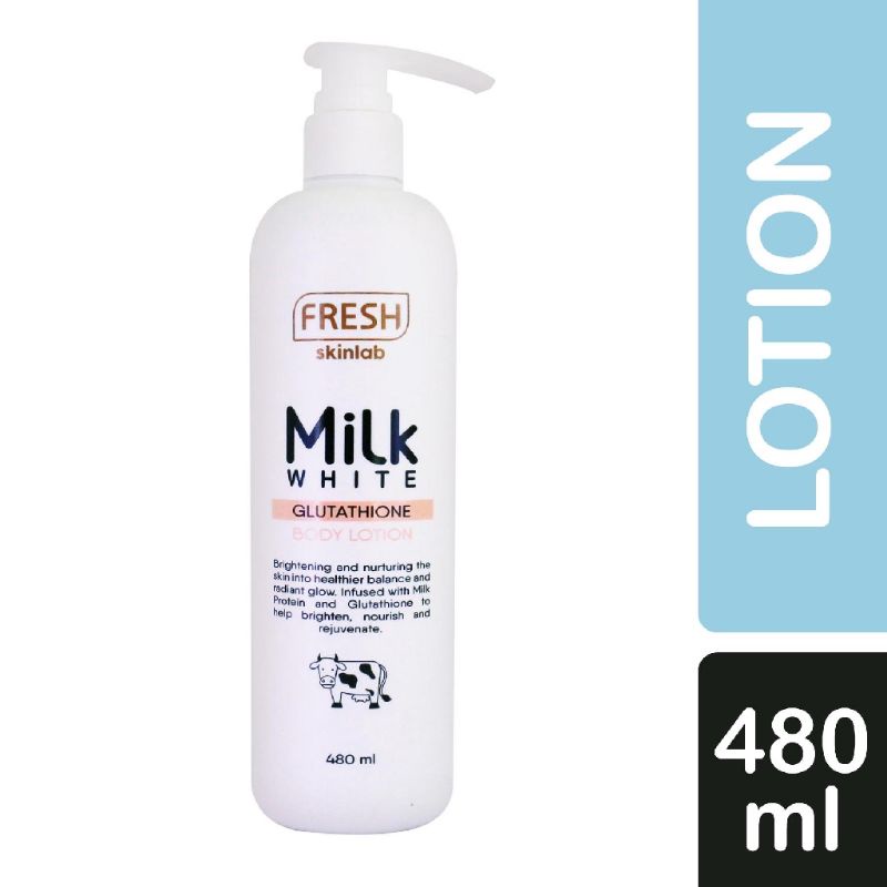 Fresh Skinlab Milk white Glutathione Body Lotion 480ml | Shopee Philippines