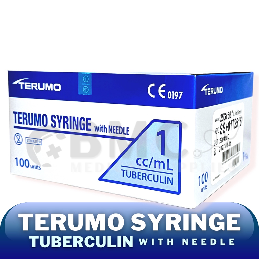 Terumo Syringe 3cc & 5cc - 1Box (100pcs) NEW PACKAGING | Shopee Philippines