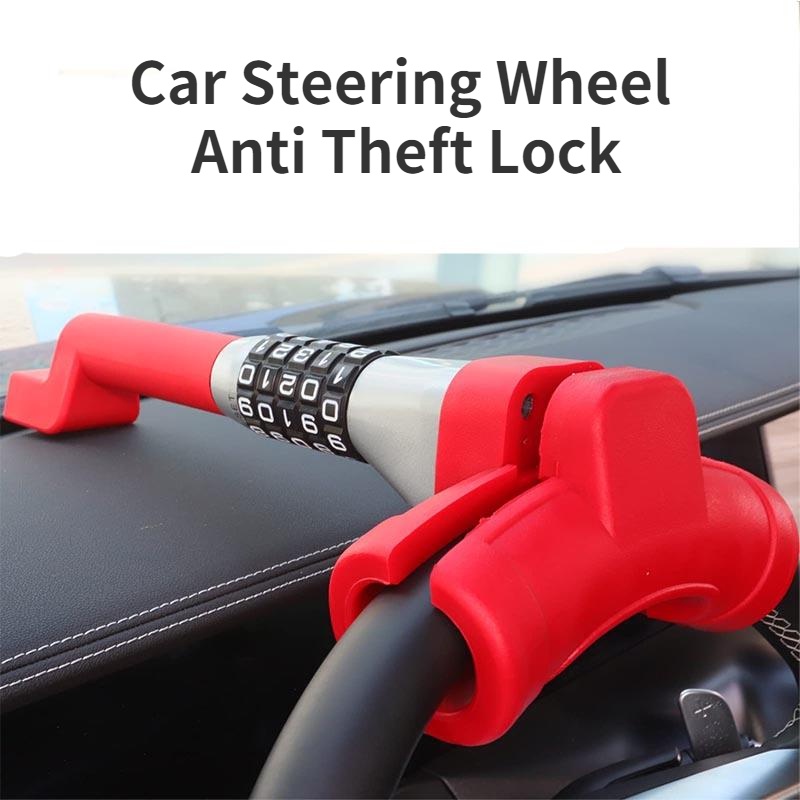 Car Steering Wheel Lock Universal Anti-theft Security Rotary Steering ...