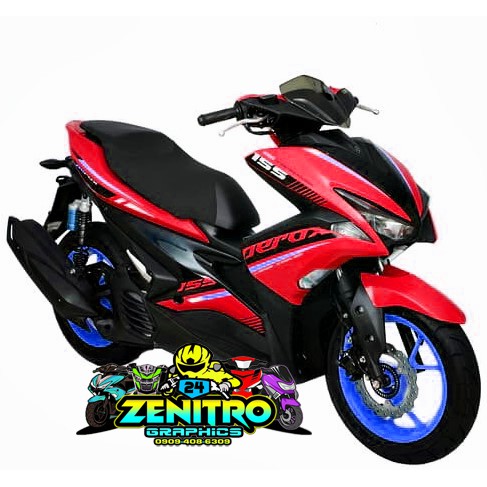 AEROX V1 THAILAND DECALS 2019 RED SERIES | Shopee Philippines
