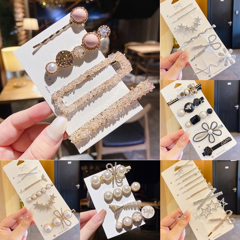 Korean Version Of Simple Fashion High Quality Rhinestone Alloy Hair ...