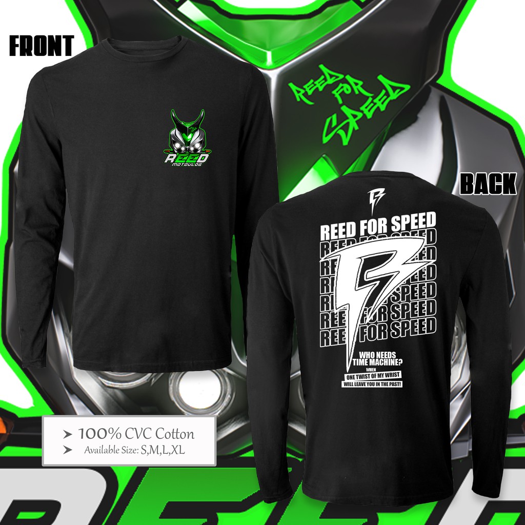 REED FOR SPEED MOTOVLOG HIGH QUALITY LONG SLEEVE (MOT2) With FREE ...