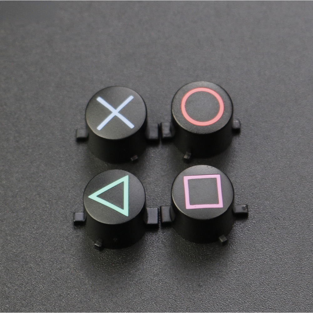 1Set Plastic Button for Sony PS4 ABXY Buttons Circle Square Triangle ...