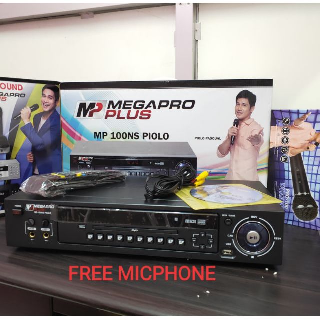 Megapro Plus MP-100NS Piolo Karaoke Playe++20K Songs With Free MIC | Shopee Philippines