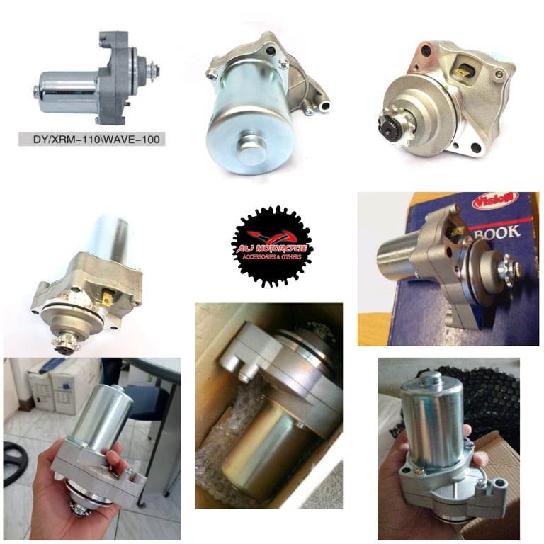 MOTORCYCLE STARTER MOTOR FOR HONDA XRM 110 AND HONDA WAVE 1OO | Shopee ...
