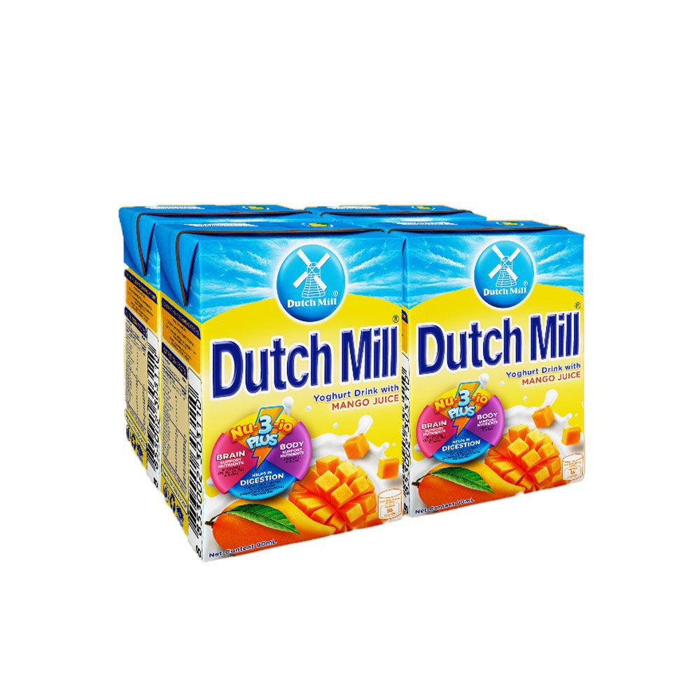 Dutch Mill Mango 90ml Pack of 4 | Shopee Philippines