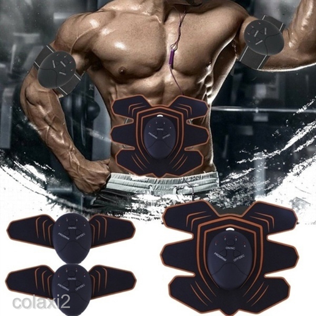 [COLAXI2] AB Muscle Simulator ABS Training Belt Home Abdominal Trainer ...