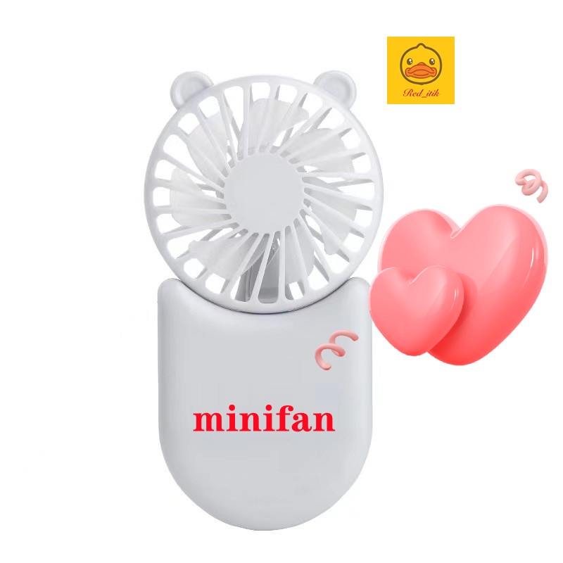 Desk Fan Small foldable fan with USB charging retractable 3-speed ...