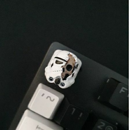 Artisan Custom Keycaps Keyboard Star Wars White Stormtrooper Skull ...