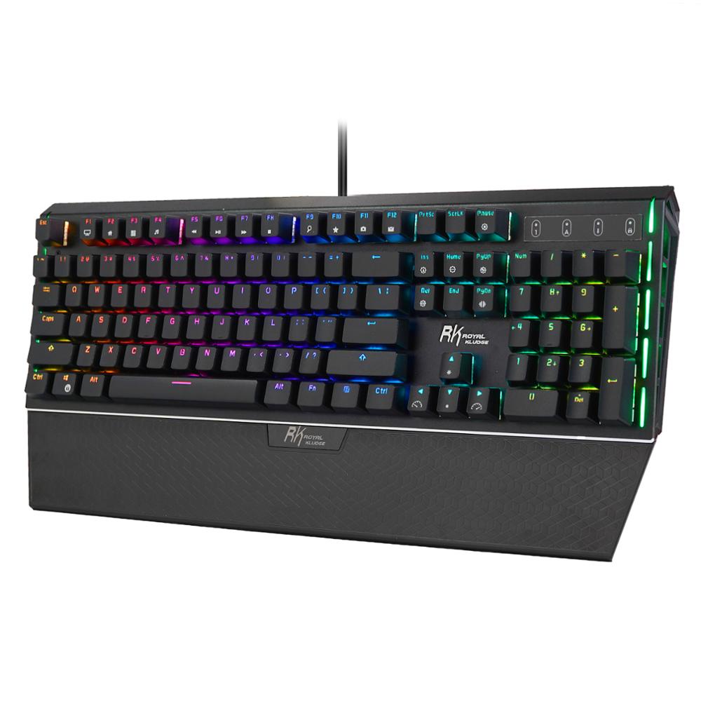 RK108/RK918/RK950 ROYAL KLUDGE Typewriter Mechanical Gaming Keyboard ...