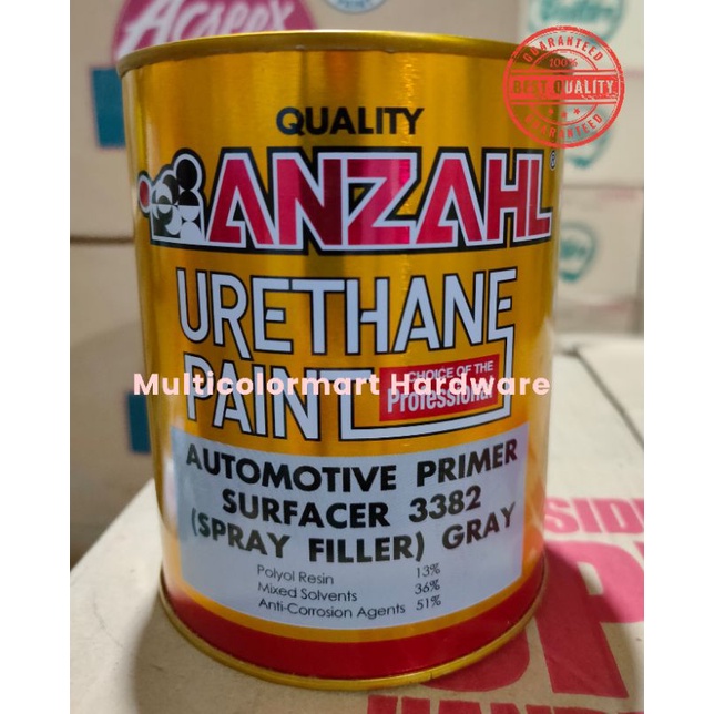 ANZHAL SPRAYFILLER SURFACER with CATALYST | Shopee Philippines