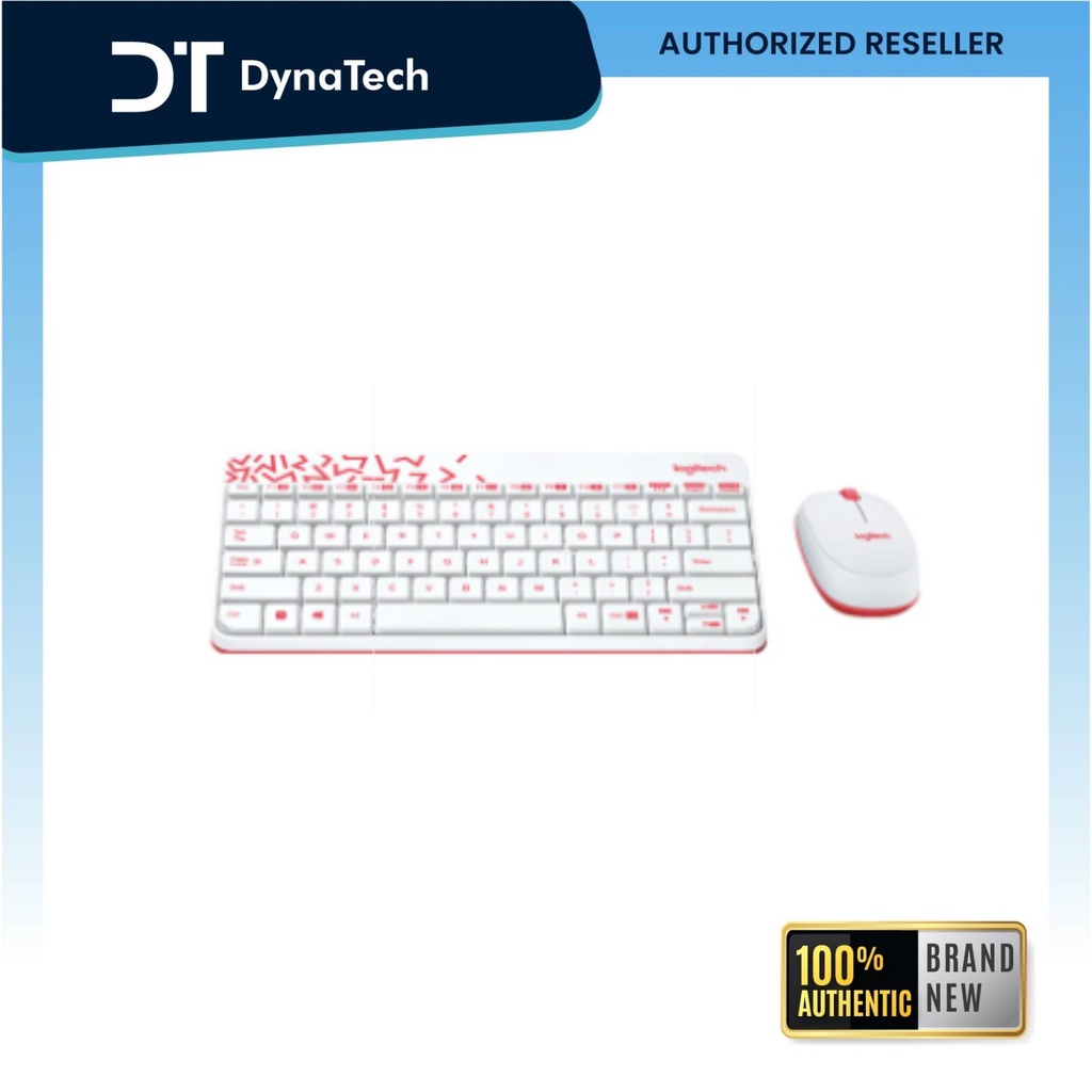Logitech MK240 White Wireless Desktop Keyboard + Mouse Combo 920-008201 ...