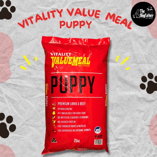 Vitality Valuemeal Puppy Dog Food 20kg | Shopee Philippines