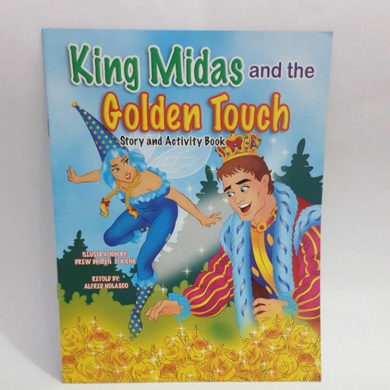 King Midas and the Golden Touch- Bedtime Stories and Activity Book ...
