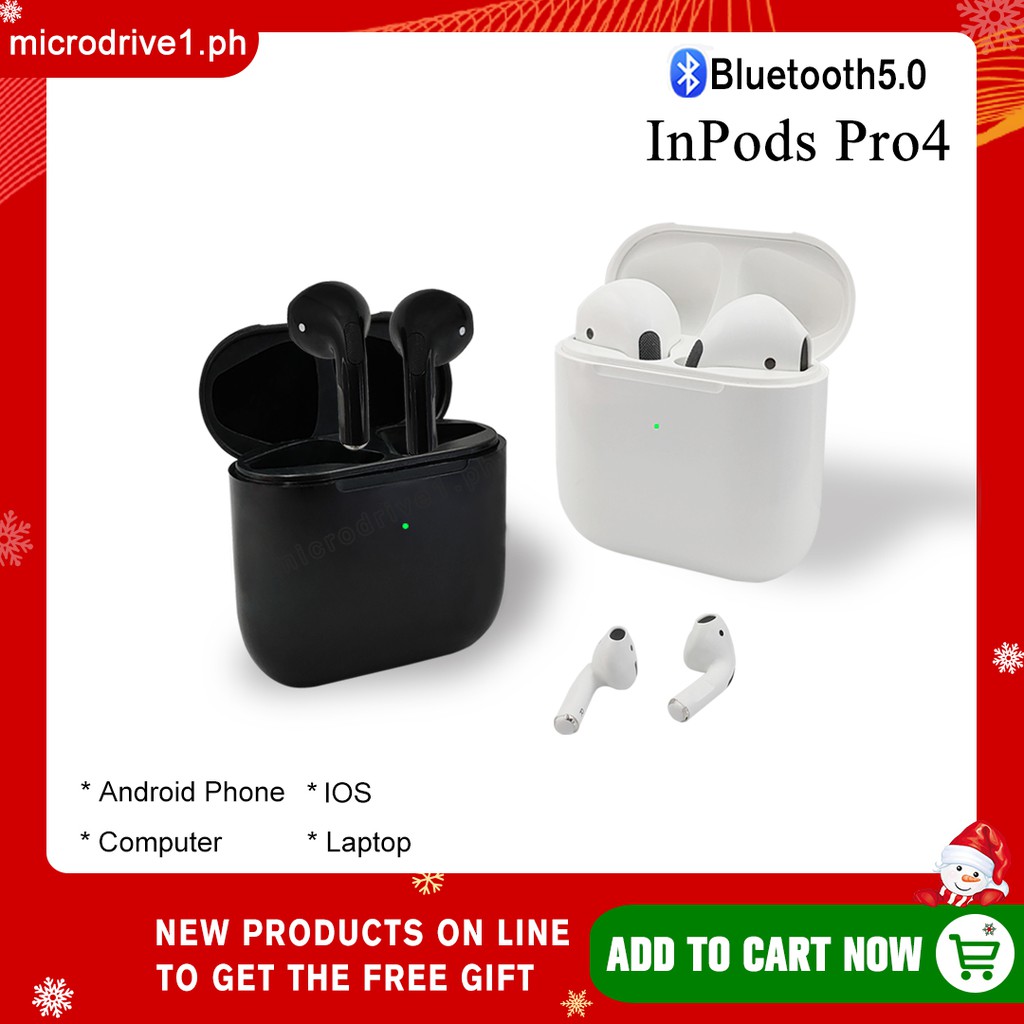 TWS InPods Pro4 Bluetooth Wireless Earphone Headphone Earbuds Inpods ...