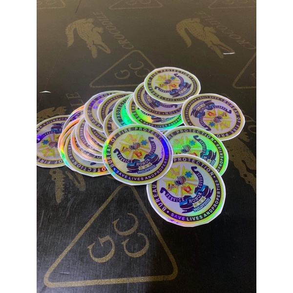 CUSTOMIZED HOLOGRAM STICKER WITH ADHESIVE TAPE (BFP) | Shopee Philippines