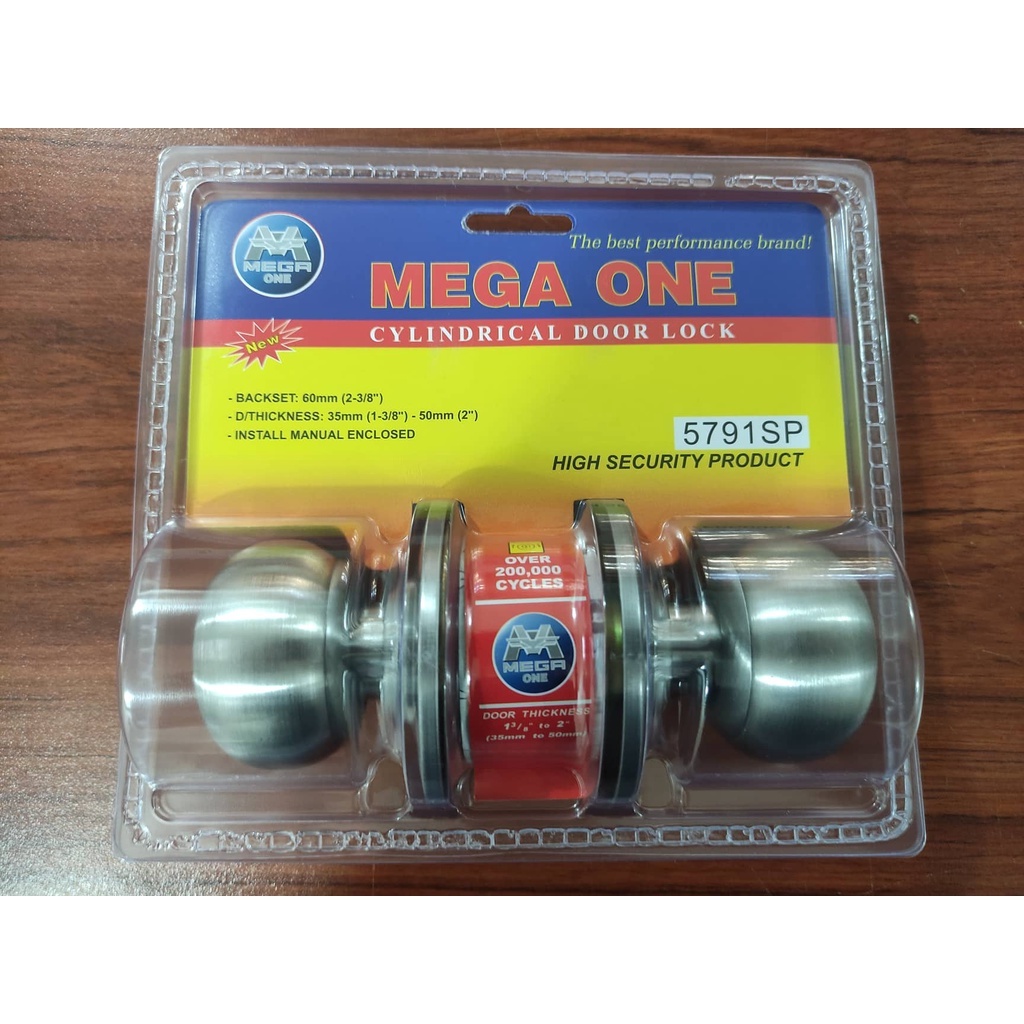 Mega One Round Door Lock Stainless Door Knob | Shopee Philippines