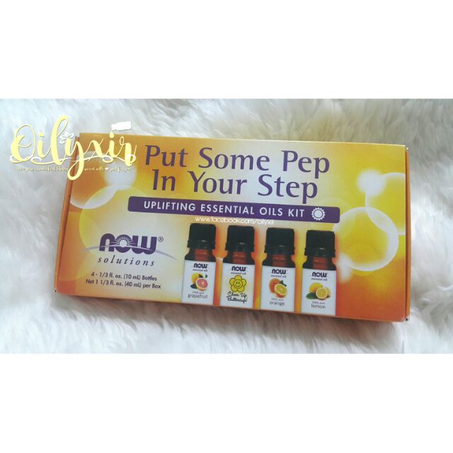 PUT SOME PEP IN YOUR STEP 4pcs 10ml bottles NOW brand | Shopee Philippines