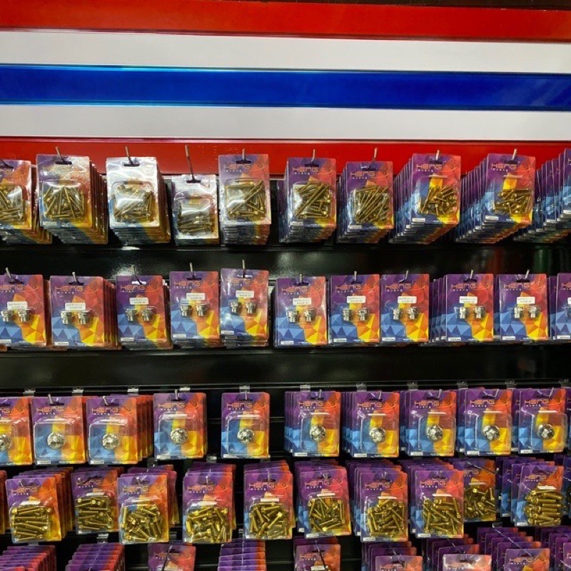 HENG BOLTS 6mm 8mm 10mm silver flower(1 pack) | Shopee Philippines