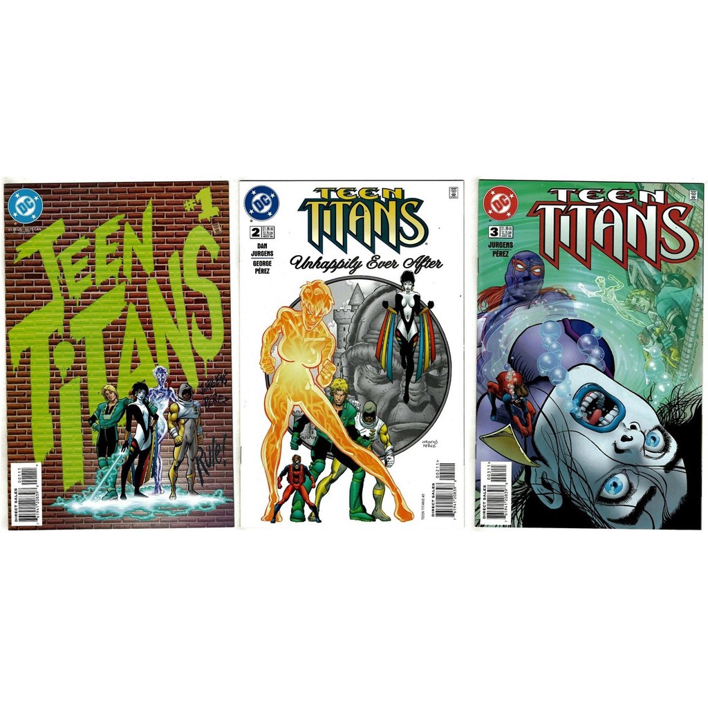 Teen Titans 1-3 set (1996) Titans Children arc. 1990's comic books! #1 ...